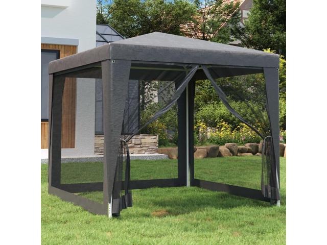 Click here for vidaXL Gazebo Outdoor Party Tent with 4 Mesh Sidew... prices