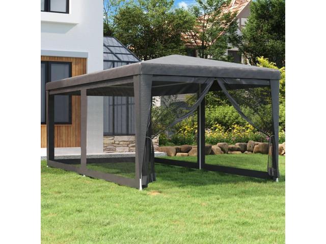 Click here for vidaXL Gazebo Outdoor Party Tent with 6 Mesh Sidew... prices