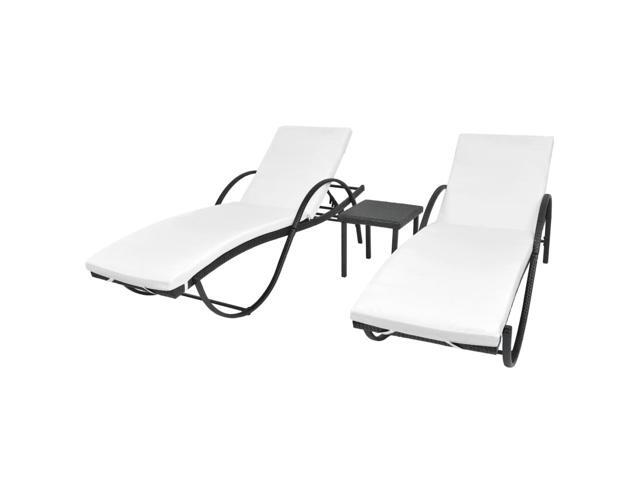 Click here for vidaXL Patio Lounge Chair Sunbed Sunlounger with T... prices