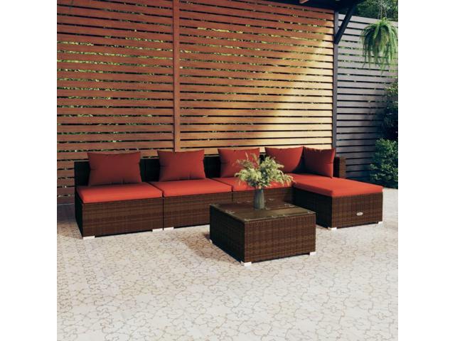 Click here for vidaXL Patio Lounge Set Outdoor Sectional Sofa Set... prices