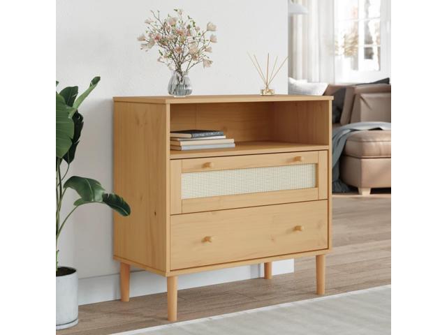 Click here for vidaXL Sideboard Buffet Storage Cabinet SENJA Ratt... prices