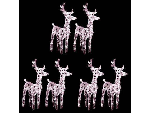 Click here for vidaXL Christmas Reindeers 6 Pcs Lighting with 240... prices