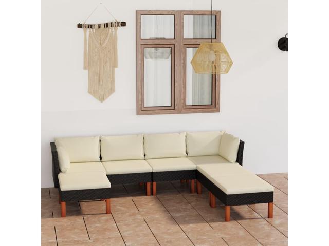 Click here for vidaXL Patio Lounge Set 7 Piece Sectional Sofa Cou... prices