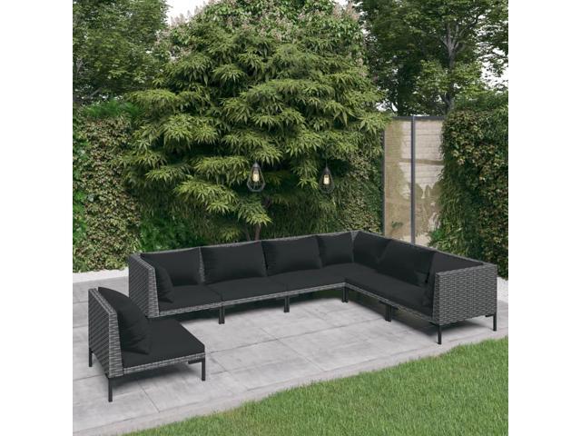 Click here for vidaXL Patio Lounge Set Outdoor Sectional Sofa 7 P... prices