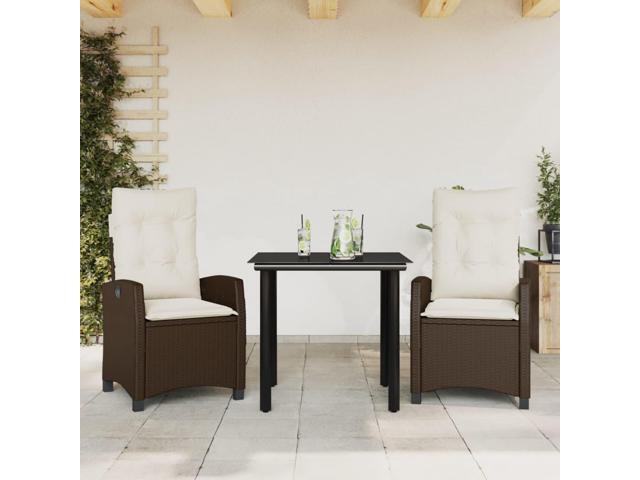 Click here for vidaXL Patio Dining Set with Cushions Garden Furni... prices