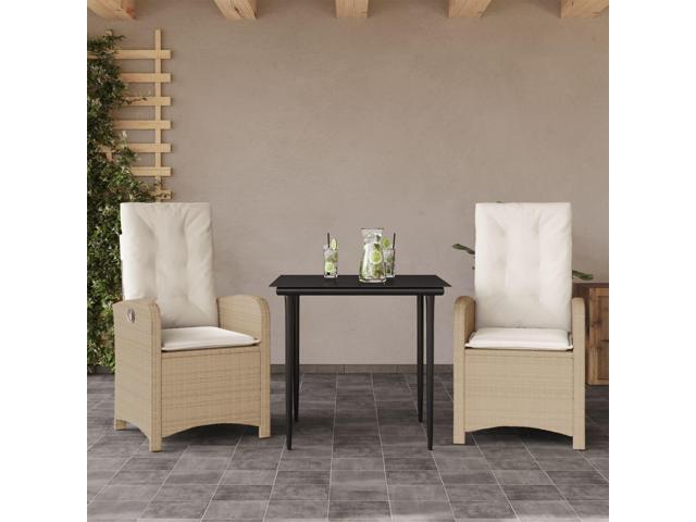 Click here for vidaXL Patio Dining Set with Cushions Garden Furni... prices