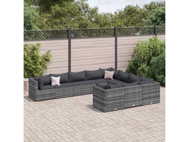 Click here for vidaXL Patio Sofa Set with Cushions Garden Furnitu... prices