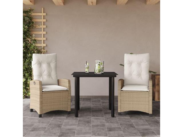 Click here for vidaXL Patio Dining Set with Cushions Garden Furni... prices