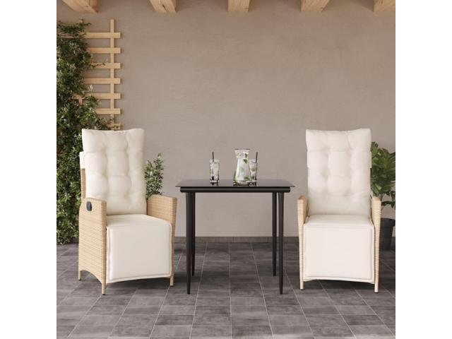Click here for vidaXL Patio Dining Set with Cushions Garden Furni... prices