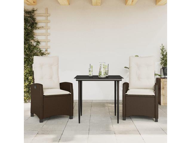 Click here for vidaXL Patio Dining Set with Cushions Garden Furni... prices