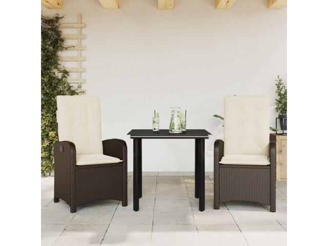Click here for vidaXL Patio Dining Set with Cushions Garden Furni... prices