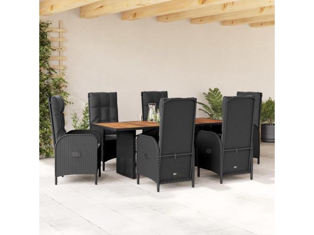 Click here for vidaXL Patio Dining Set with Cushions Garden Furni... prices