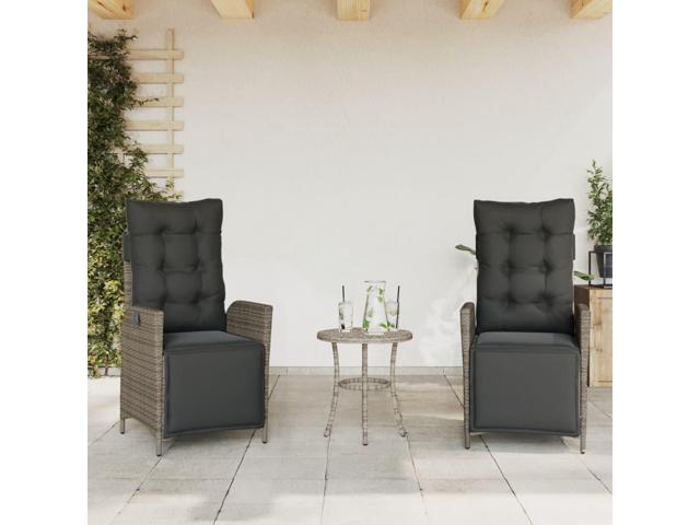 Click here for vidaXL Reclining Patio Chairs with Footrest Furnit... prices