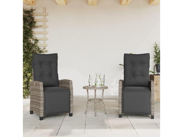 Click here for vidaXL Reclining Patio Chairs with Footrest Furnit... prices