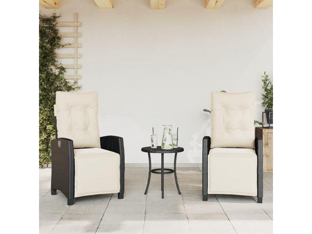 Click here for vidaXL Reclining Patio Chairs with Footrest Furnit... prices