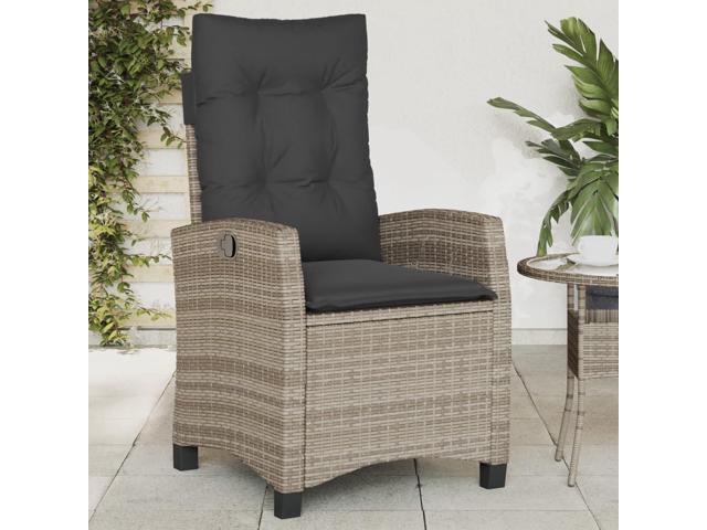 Click here for vidaXL Reclining Patio Chair with Cushions Outdoor... prices