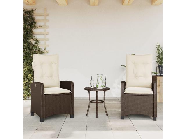 Click here for vidaXL Reclining Patio Chairs with Cushions Furnit... prices