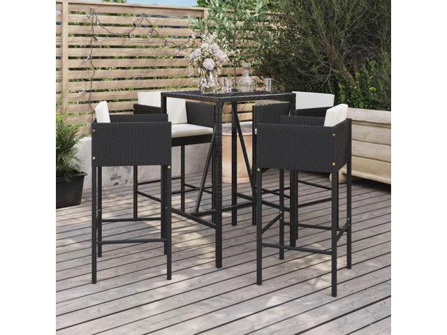 Click here for vidaXL Patio Bar Set with Cushions Bistro Kitchen... prices