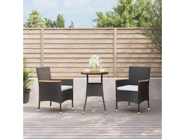 Click here for vidaXL Patio Bistro Set with Cushions Furniture 3... prices