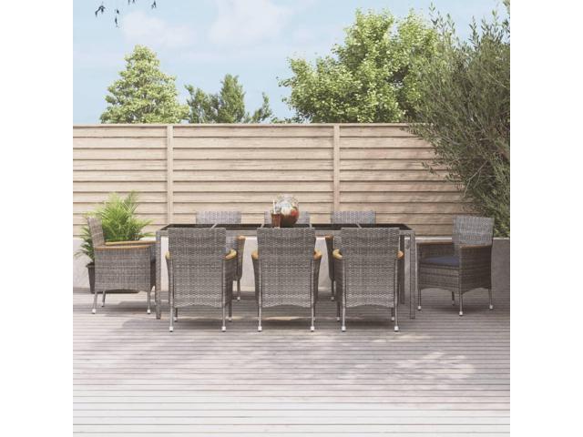 Click here for vidaXL Patio Dining Set with Cushions Outdoor Furn... prices