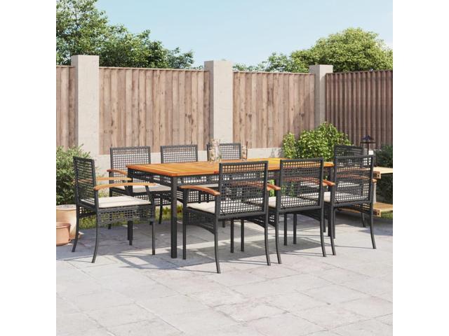 Click here for vidaXL Patio Dining Set with Cushions Furniture 9... prices