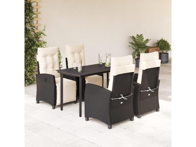 Click here for vidaXL Patio Dining Set with Cushions Garden Furni... prices