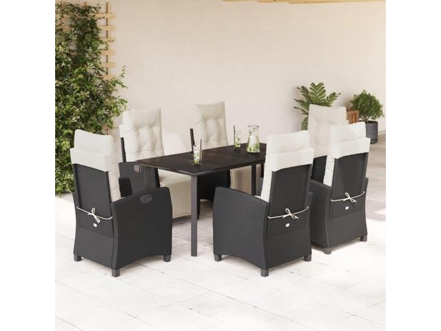 Click here for vidaXL Patio Dining Set with Cushions Garden Furni... prices