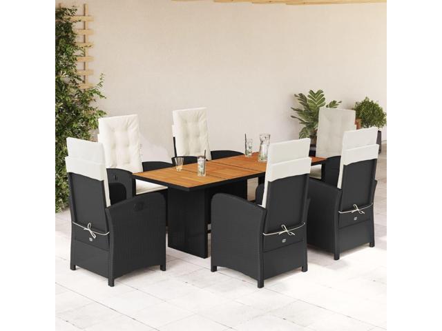 Click here for vidaXL Patio Dining Set with Cushions Garden Furni... prices
