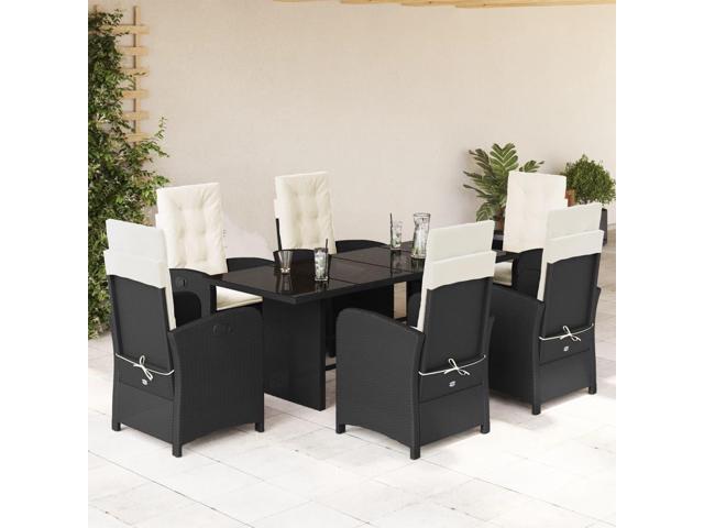 Click here for vidaXL Patio Dining Set with Cushions Garden Furni... prices