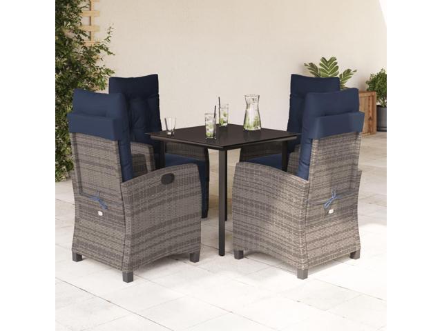 Click here for vidaXL Patio Dining Set with Cushions Outdoor Furn... prices