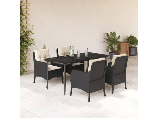 Click here for vidaXL Patio Dining Set with Cushions Garden Furni... prices