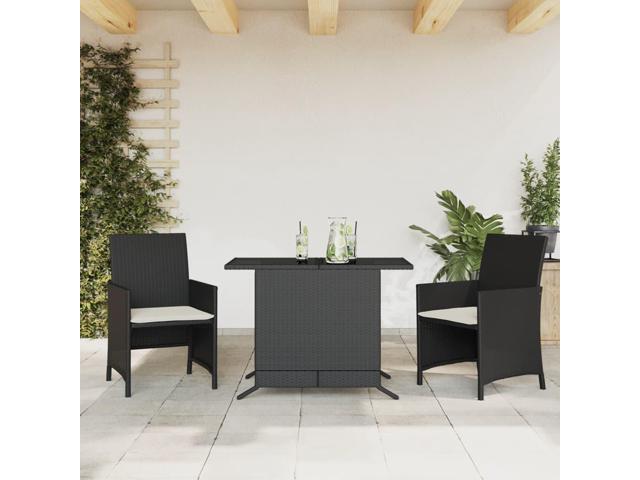 Click here for vidaXL Bistro Set with Cushions Patio Furniture 3... prices