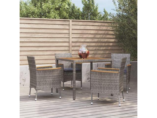 Click here for vidaXL Patio Dining Set with Cushions Outdoor Furn... prices