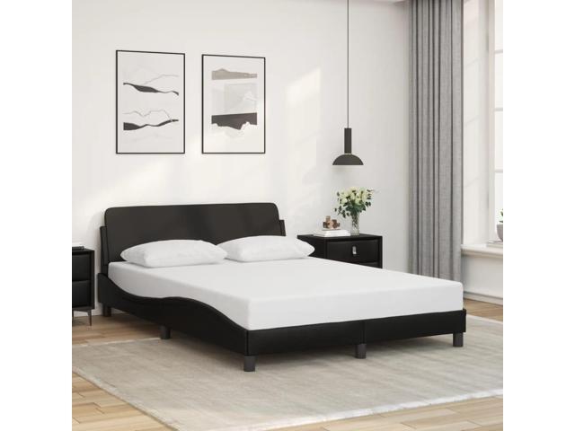 Click here for vidaXL Bed Frame with Headboard Furniture Black 53... prices