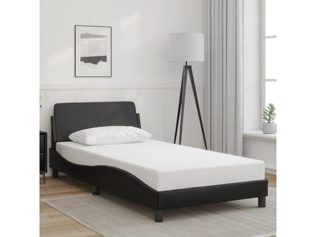 Click here for vidaXL Bed Frame with Headboard Base Black 39.4x79... prices