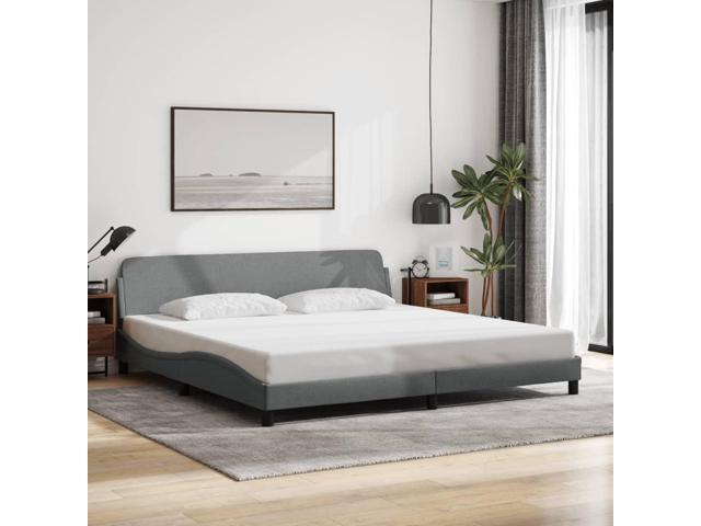 Click here for vidaXL Bed Frame with Headboard Base Furniture Lig... prices