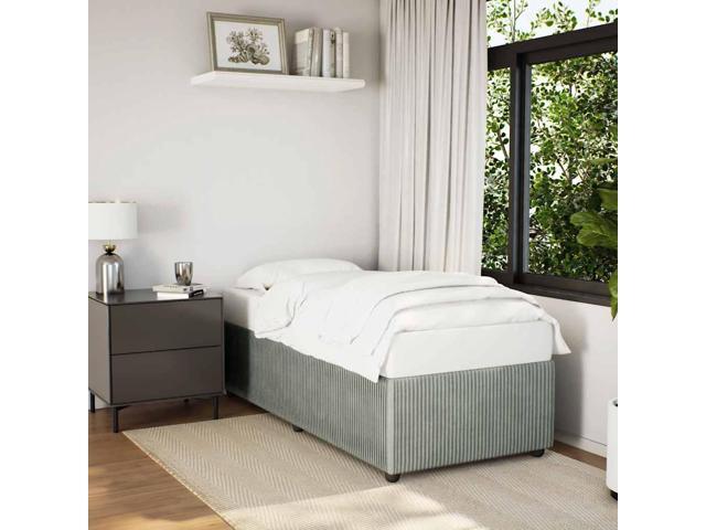 Click here for vidaXL Bed Frame Upholstered Bedstead Mattress Bas... prices