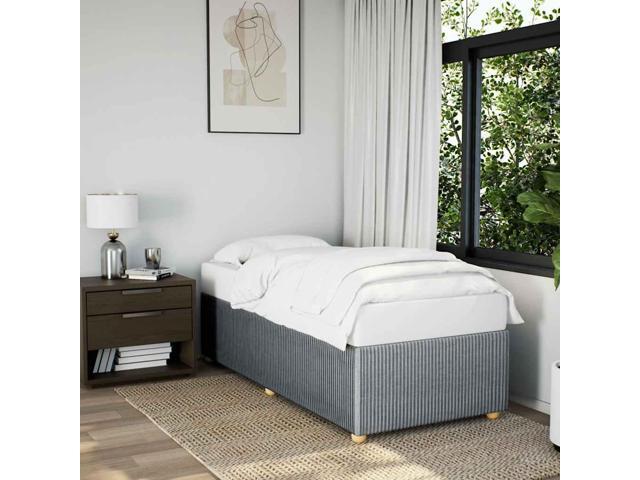 Click here for vidaXL Bed Frame Upholstered Bedstead Mattress Bas... prices