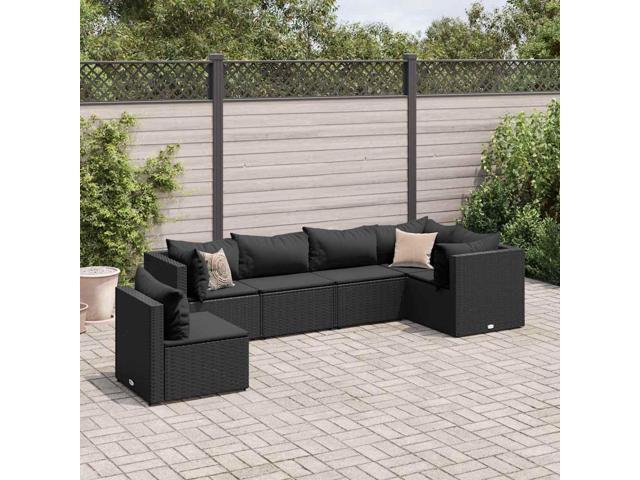 Click here for vidaXL Patio Lounge Set with Cushions Sectional So... prices