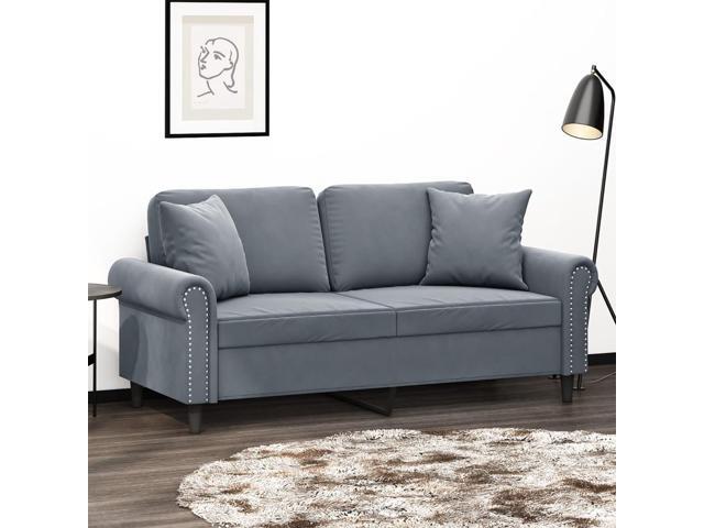 Click here for vidaXL 2-Seater Sofa with Throw Pillows Accent Lov... prices