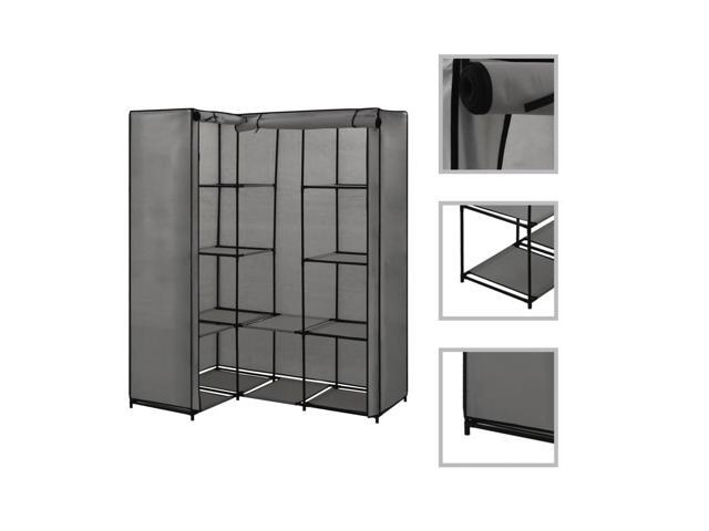 Click here for vidaXL Closet Freestanding Corner Wardrobe Bedroom... prices