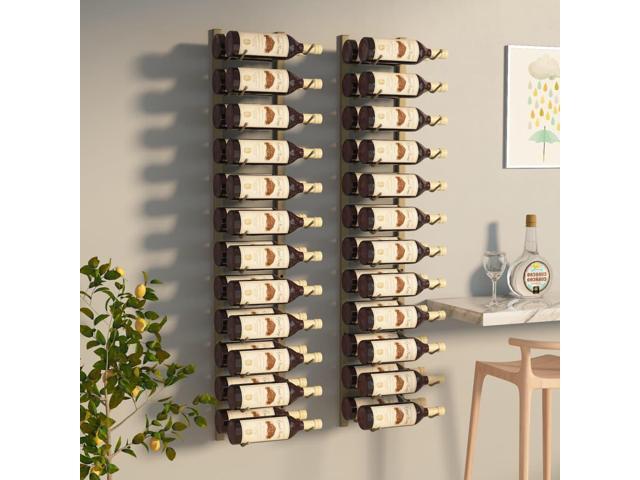 Click here for vidaXL Wall Mounted Wine Rack for 24 Bottles Holde... prices