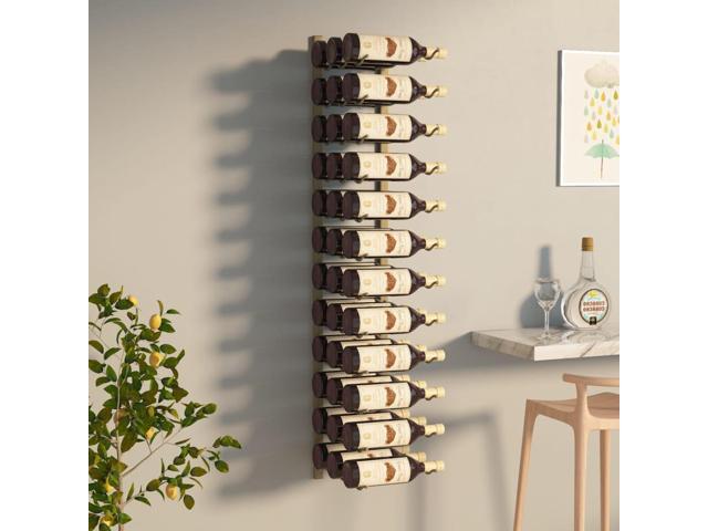 Click here for vidaXL Wall Mounted Wine Rack for 36 Bottles Wall... prices