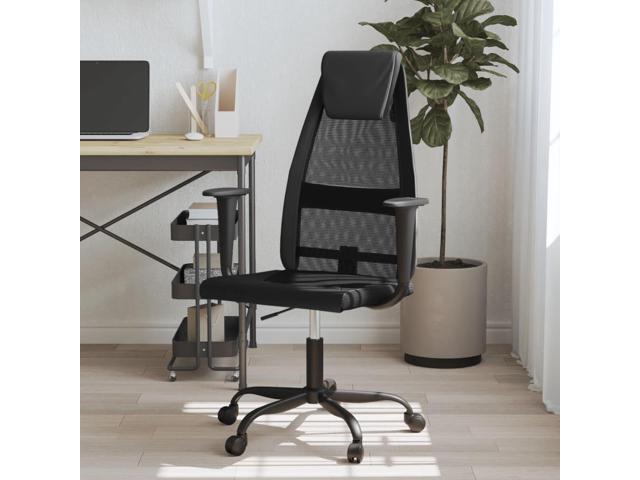 Click here for vidaXL Office Chair Height Adjustable Seat Black M... prices