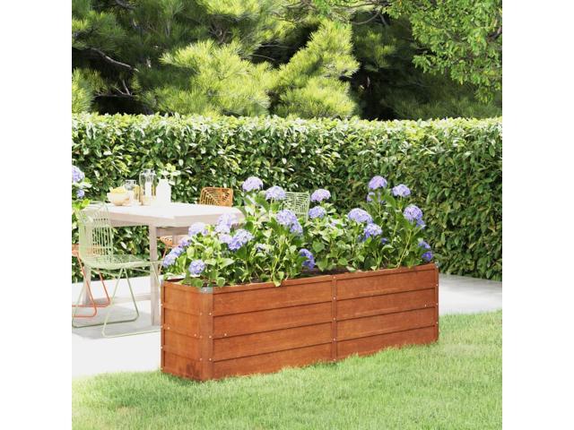 Click here for Garden Raised Bed Rusty 63x15.7x17.7 Corten Steel... prices