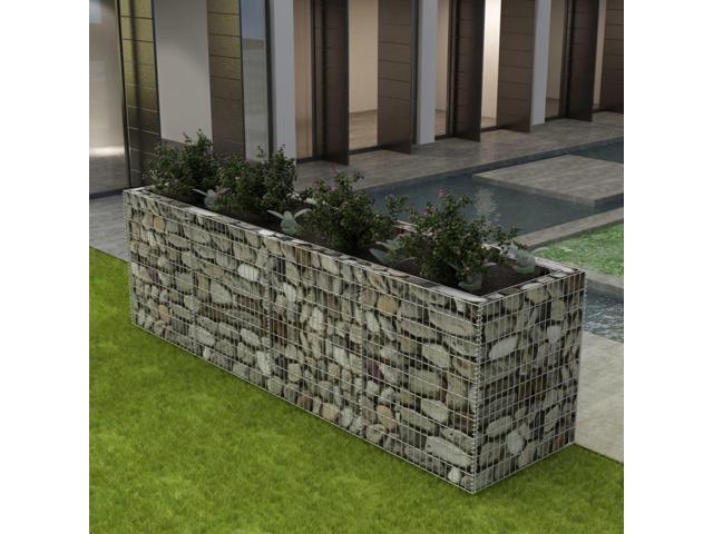 Click here for vidaXL Gabion Basket Rectangular  Galvanized Steel... prices