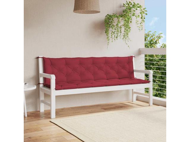 Click here for Garden Bench Cushion Wine Red 78.7x(19.7+19.7)x2.8... prices
