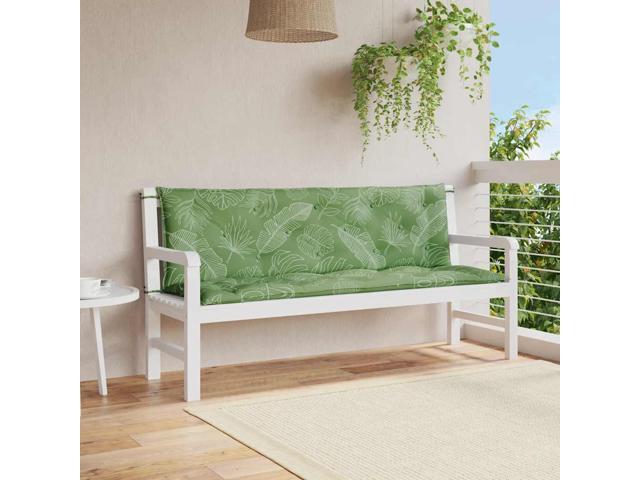 Click here for Garden Bench Cushions 2pcs Leaf Pattern 59.1x19.7x... prices