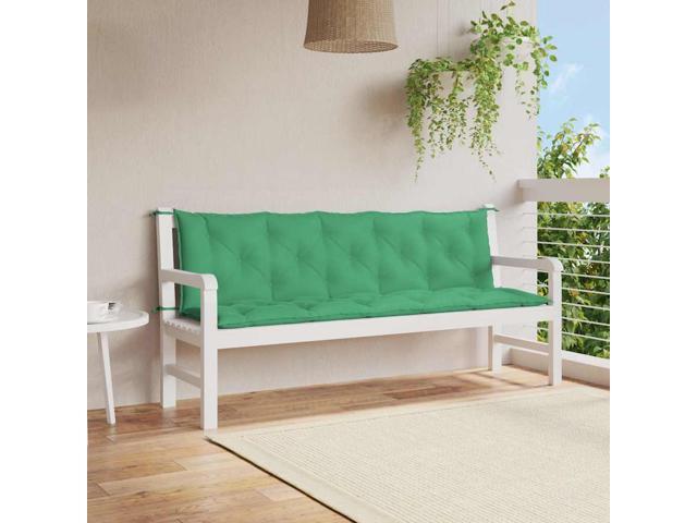 Click here for Garden Bench Cushion Green 70.9x(19.7+19.7)x2.8 Ox... prices