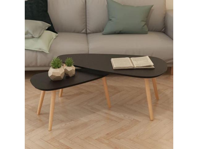 Click here for vidaXL Nesting Coffee Table 2 pcs  Side Tables wit... prices